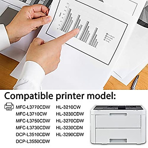 HIYOTA Compatible 3 Pack (1C/1M/1Y) TN-223 TN-223C TN-223M TN-223Y Toner Cartridge Replacement for Brother TN 223 MFC-L3770CDW L3710CW L3750CDW HL-3210CW 3230CDW 3270CDW DCP-L3510CDW Printer