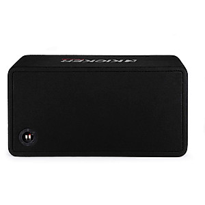 Kicker Comp R 12 Inch Dual Subwoofer in Vented Enclosure Package with 46CXA8001 Amplifier and Wire kit