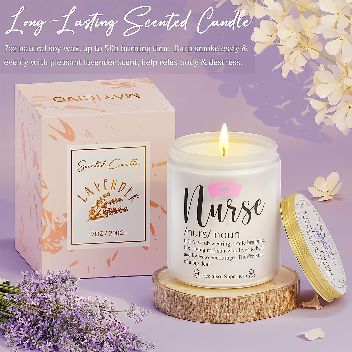 MAYICIVO Nurse Gifts for Women Female, Nurses Day 2025 Nurses Week Gifts, RN School Nurse Appreciation Gifts Basket for Graduation, Retirement w/Wine Tumbler