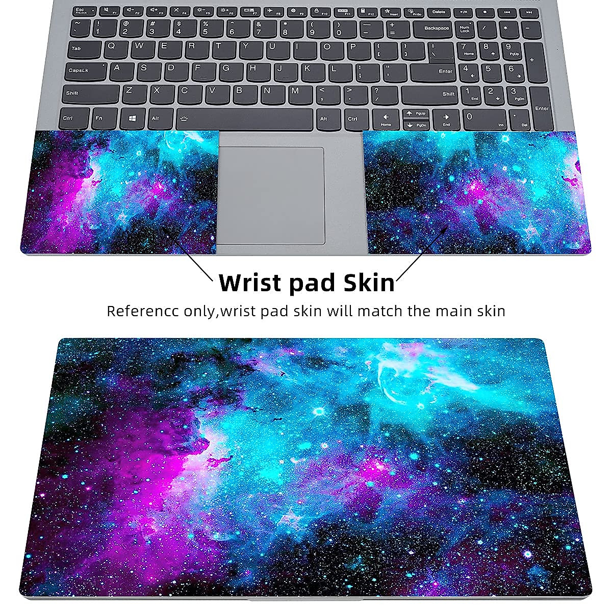 15.6" Laptop Decal Skin Vinyl Sticker Cover Compatible with Dell Inspiron 3000/Acer Nitro 5 Gaming Laptop/Razer Blade 15 Base/HP Premium 15.6 Laptop Skin Stckers(Blue Purple Marble)