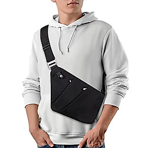 VADOO Personal Flex Bag, Anti-theft Crossbody Bag for Travel Sport Lightweight Sling Bag for Women and Men