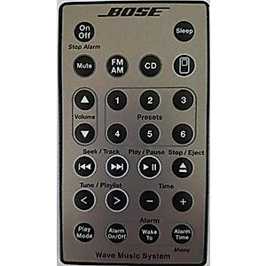 Bose Wave Music System Remote Control - Silver
