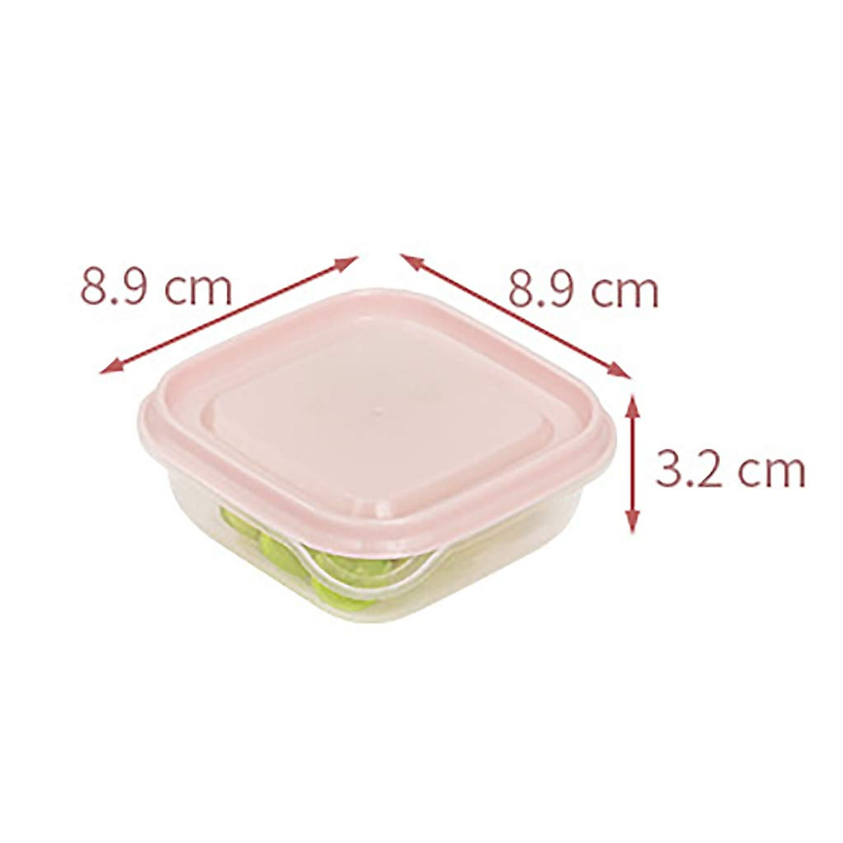 Toxz Refrigerator Sealed Crisper Storage Box 1-2L,Kitchen Finishing Storage Tank,1 Set of 17 Pieces,Be Used in Microwave Ovens/Dishwasher,PP Food Grade Plastic