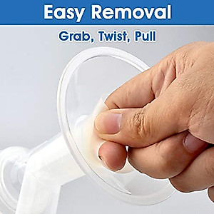 Maymom Flange Inserts 17 mm for Medela, Spectra 24 mm Shields/Flanges, Momcozy/Willow Wearable Cup. Compatible with Medela Freestyle, Harmony to Reduce 24mm Nipple Tunnel Down to 17 mm; 2pc/Each