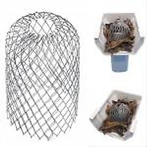 Aluminum Guard Filters, Expand Roof Gutter, Leaf Drains Colanders Filters, Drain Colanders Net Cover(4pcs)