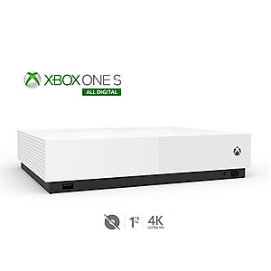 Microsoft - Xbox One S 1TB All-Digital Edition Console - Controller and Game Codes Not Included (Renewed)