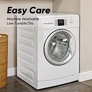 Memory Foam Mattress Topper Queen Size, 3 Inch Gel-Infused Cooling Mattress Pad Cover for Back Pain,Bed Topper with Removable & Washable Bamboo Cover