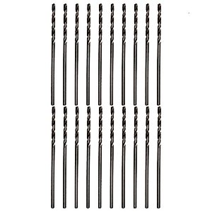 Utoolmart 1mm Twist Drill High Speed Steel Bit HSS-6542 for Steel Aluminum Alloy 20 pcs