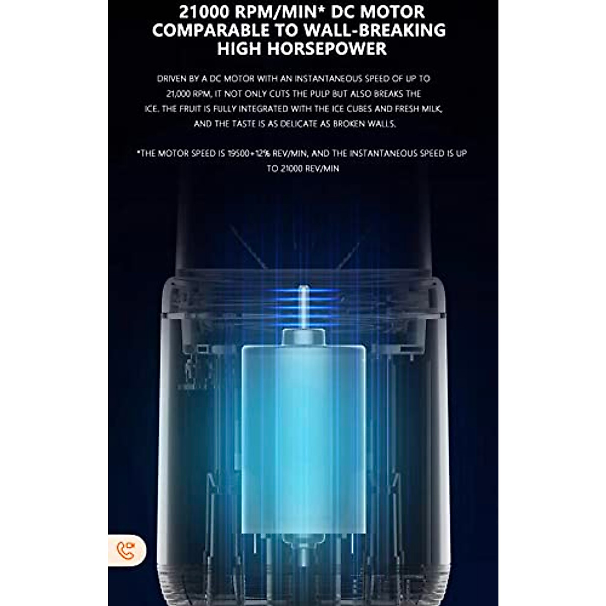 Paramexview Portable Blender for Juices & Smoothies | Fresh Juicer with 6 blades | USB rechargeable | 14oz Fusion Blender | BPA-free and eco-friendly material | Travel, Sport, and Home use | Comes with 1 Mixer, 1 Cup, 1 Sport Lid & 1 USB charger cable (Pi