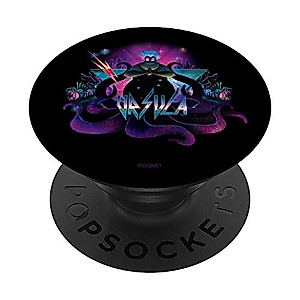 Disney Villains Ursula 90s Rock Band Neon PopSockets PopGrip: Swappable Grip for Phones & Tablets