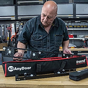 Trend Door Installation Kit, Includes The Trend 9ft AnyDoor Jig, Foot-Operated Door Lifter, Door Stand, Professional Router Bit & 5 x Dust Masks, U*H/JIG/D/B1