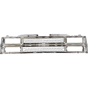Evan Fischer Grille Assembly Compatible with 1994-1999 Chevrolet K1500, 1995-1999 Tahoe, 1994-1999 C1500 & 1994 Blazer