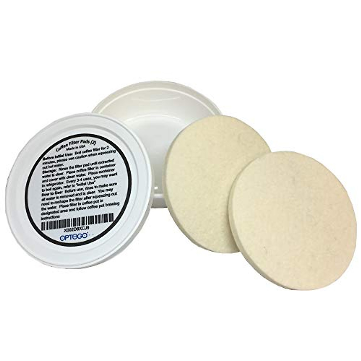 Replacement Coffee Filter Pads, for Filtron Cold Brewer, 2/pack