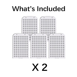 Mosalogic Sticky Card Plug Refill Replacement Glue Cards for Flying Insect Trap Indoor-10pack (No Device)