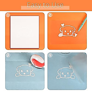 YRYM HT Heat Transfer Vinyl Roll - 12" x 45ft Red HTV Vinyl Roll for T-Shirts, Iron on Vinyl for All Cutter Machines - Easy to Cut & Weed for Heat Vinyl Design (Red)