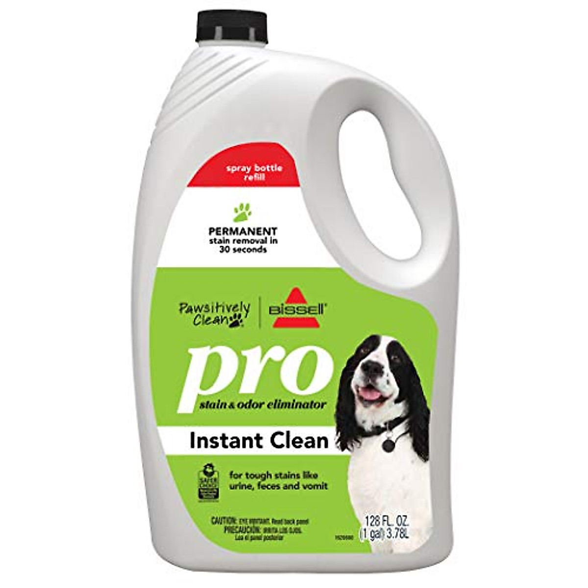 Bissell Pawsitively Clean Pro Pet Stain & Odor Eliminator Instant Clean Refill, 128oz, 2185
