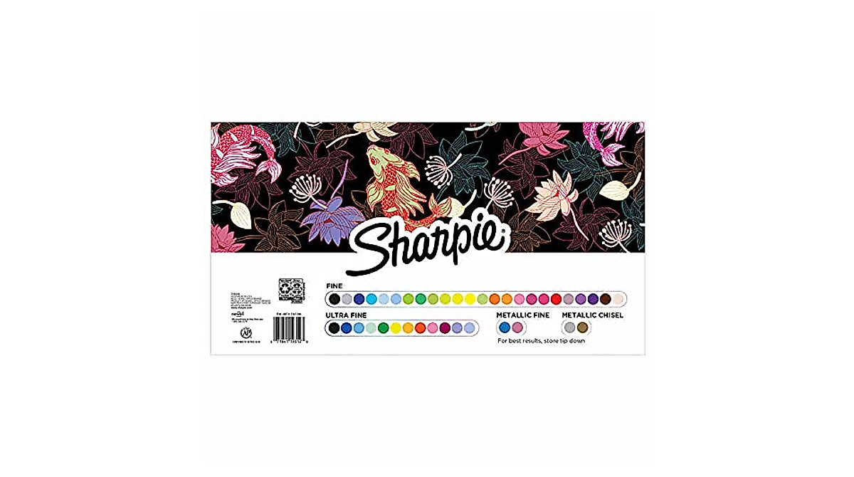 Sharpie Holiday Set: 40 Vibrant Permanent Markers for Art & Gifts