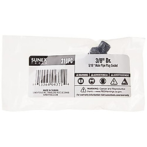 Sunex 310PC 3/8-Inch Drive 5/16-Inch Male Pipe Plug Socket