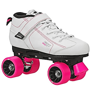 Pacer GTX-500 Roller Skates - Newly Revised Model (White, Kids 1)