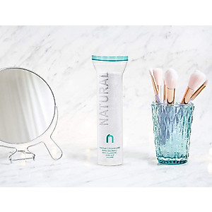 R-NEU 200 Cotton Rounds, 100% Natural Turkish Cotton Makeup Remover and Facial Cleansing Cotton Round Pads, Waffle Textured Hypoallergenic Cotton Wipes, 2.25 Inch Diameter (200 Pack)