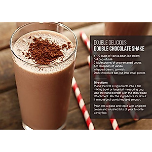 Chefman Immersion Stick Hand Blender with Stainless Steel Shaft & Blades Powerful Ice Crushing 2-Speed Control Handheld Mixer, Purees Smoothie, Sauces & Soups,300 Watts, Black