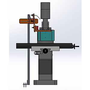 Floor Mount Milling Machine Safety Guard, Interlocked Model. Part # MG-1-SK1 by ATS MACHINE SAFETY SOLUTIONS