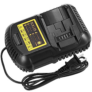 DCB105 Charger Compatible with Dewalt 12V/20V Battery DCB120 DCB127 DCB200 DCB203 DCB204 DCB206 DCB207 Replacement for Dewalt DCB107 DCB102 DCB115 DCB118 Charger