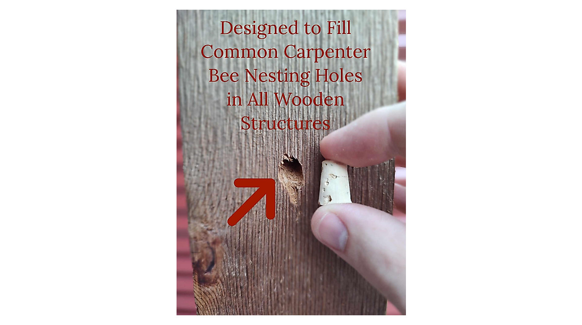 Repair Carpenter Bee Damage with Donaldson Farms Corks