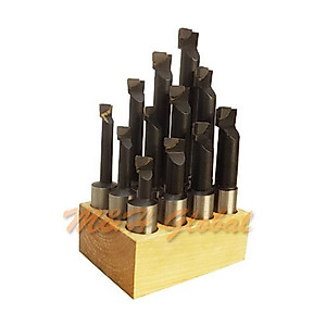 12 Pc 3/4'' Shank Bore C6 Carbide Tip Boring Bar Set