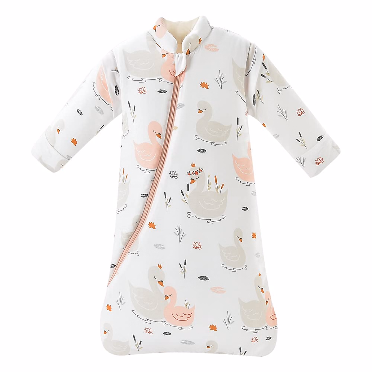 XIFAMNIY Tog 2.5 Baby Wearable Blanket Toddler Kids Sleeping Bag Detachable Long Sleeve Swaddle 0-5T…