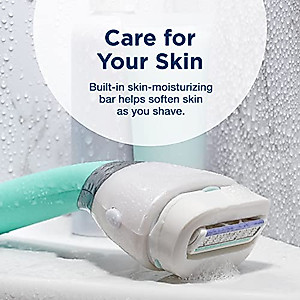Schick Intuition Sleek Razors for Women with Sensitive Skin | 1 Razor & 3 Intuition Razor Blades Refill with Organic Aloe