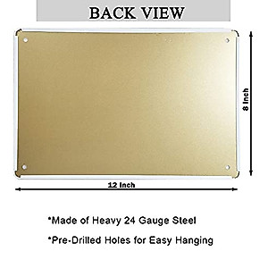 shvieiart Movie Metal Posters Cheech and Chong Zig Zag Tin Metal Sign 8" X 12"