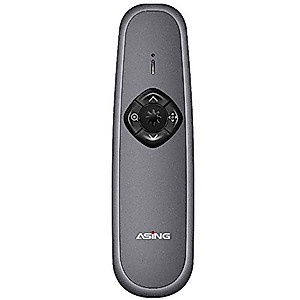 ASiNG Advanced Digital Laser Presentation Remote - Red Laser Presentation Pointers with Function ...