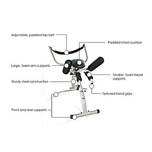 Stamina Products Inline Traction Control System for Spinal Decompression, Joint Pain, and Back Relief Without Inversion