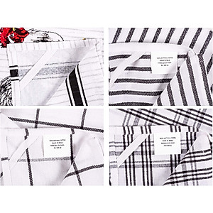 KAF Home Pantry Rooster Kitchen Dish Towel 18 x 28-inch Set of 4