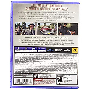 L.A. Noire - PlayStation 4