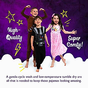 Disney Girls' Descendants 2-Piece Loose-Fit Pajamas Set, BEEN THERE SPELLED THAT, 6
