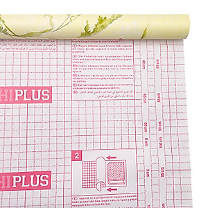 Yifely Self-Adhesive Shelf Liner Removable Furniture Paper for Covering Apartment Dresser Drawers, Rural Flower, 17.7 Inch by 9.8 Feet