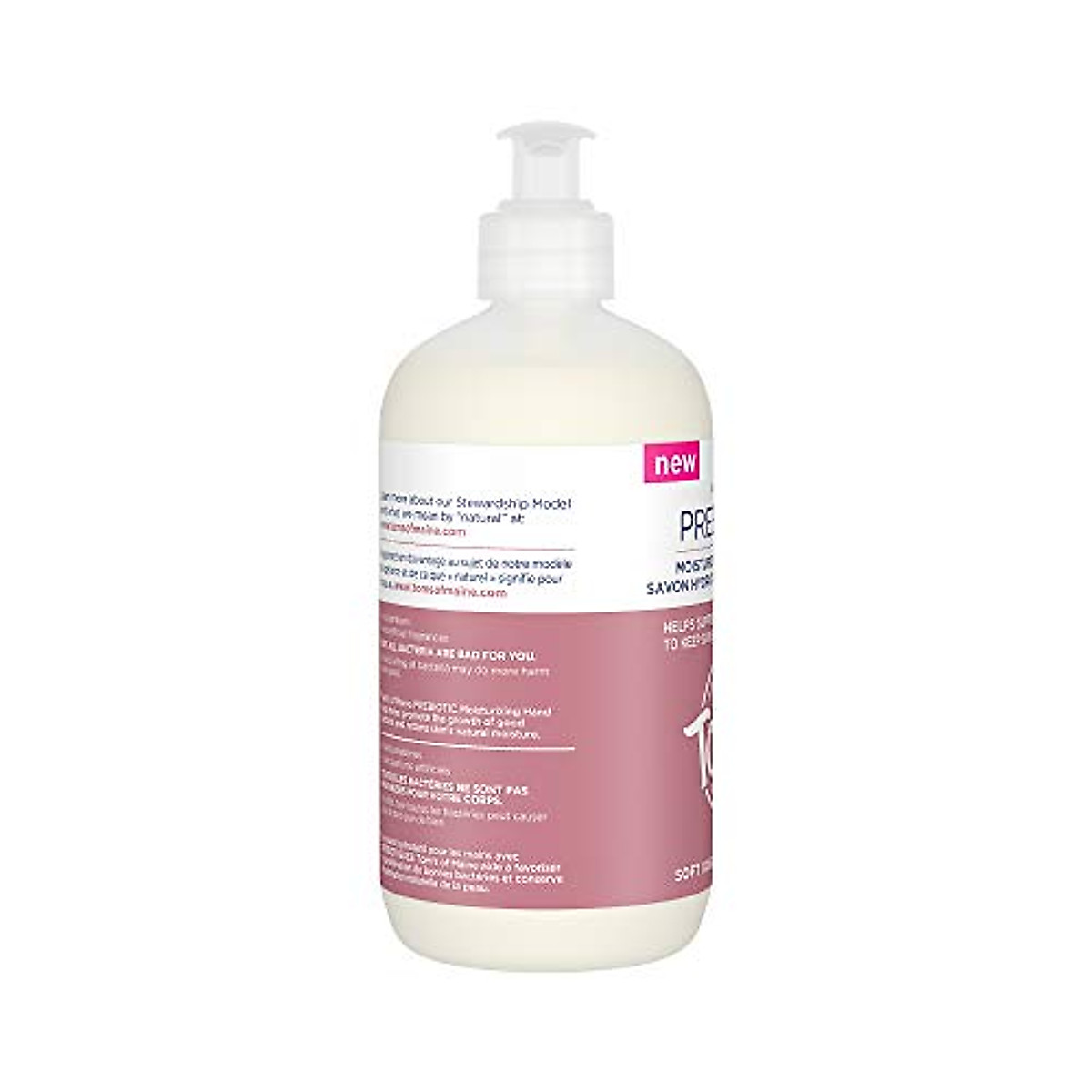 Tom's of Maine Prebiotic Moisturizing Natural Liquid Hand Soap, Soft Rose, 12 oz.