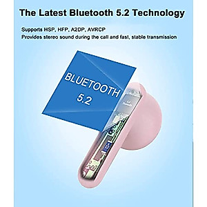 Bluetooth Earbuds, True Wireless Stereo Headsets in-Ear, 30H Playtime, Wireless Charging Case, Built-in Mic Earphones Premium Sound, Touch Control, IP67 Waterproof Sport Headphones