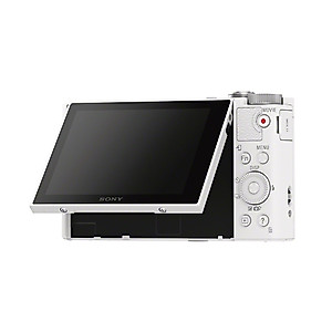 Sony DSCWX500/W Digital Camera with 3-Inch LCD (White)