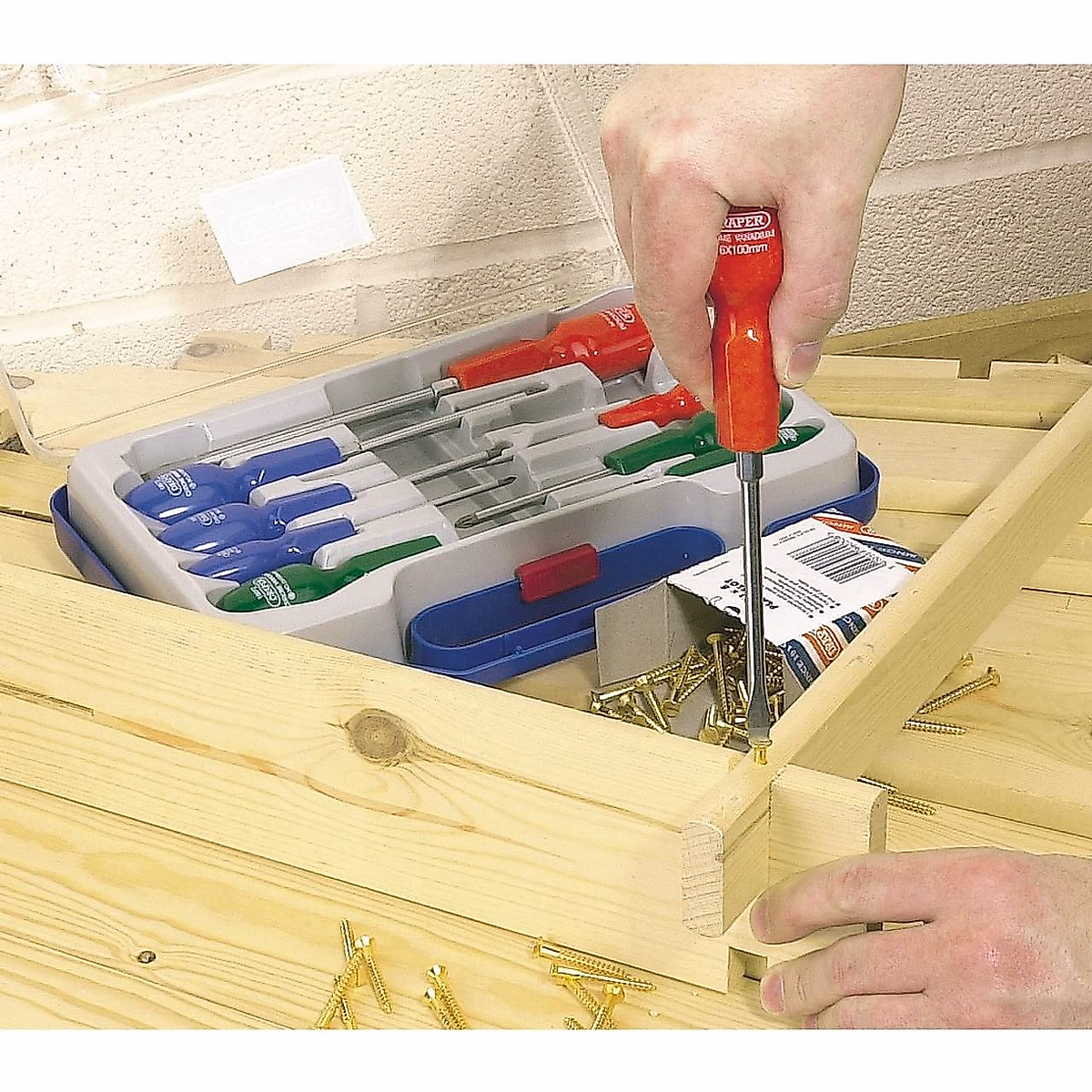 Draper 29613 Cabinet Pattern Screwdriver Set, 9 Pieces