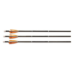 Guide Gear Trophy Hunter Pro Carbon Crossbow Bolts 20 inch Lighted Nocks, Hunting Archery Arrows by Victory Archery, 3 Pack