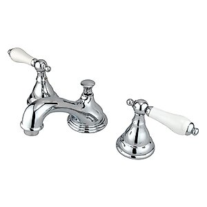 KINGSTON BRASS KS5561PL Royale Widespread Bathroom Faucet, Polished Chrome