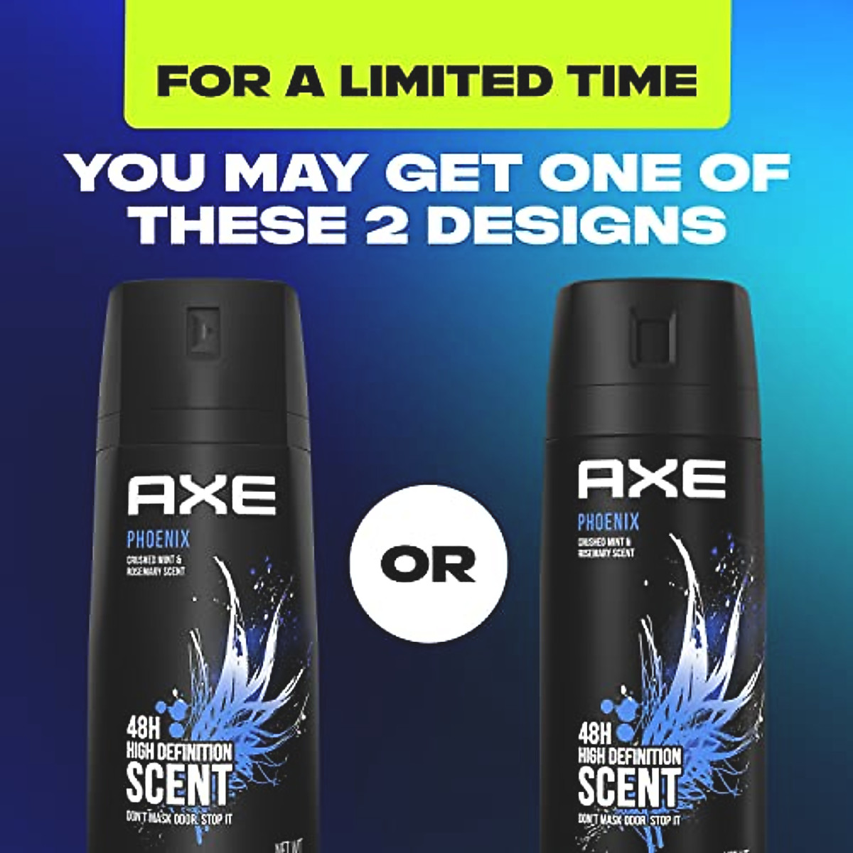 AXE Body Spray Deodorant Phoenix for Long Lasting Odor Protection Deodorant for Men Formulated Without Aluminum 4.0 oz