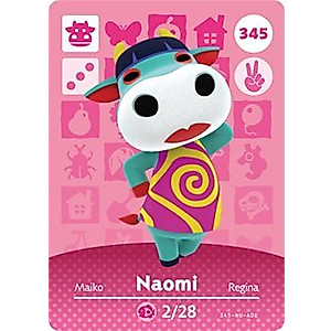 Naomi - Nintendo Animal Crossing Happy Home Designer Series 4 Amiibo Card - 345