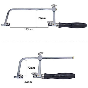NIUPIKA Jeweler's Saw Frame Adjustable with 144 Blades Professional Jewelry Making Kit