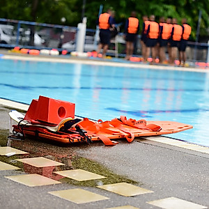 ASA Techmed Spine Board Stretcher, Patent Transfer EMT Backboard Immobilization, Base Board Green