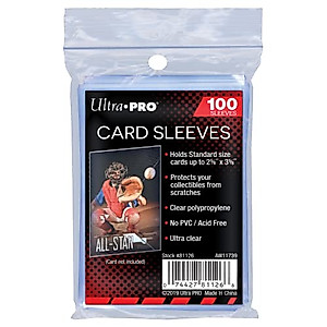 Ultra PRO - 100ct Card Sleeves & Trading Card Binder Sheets (9 Pocket Platinum), Ultimate Sports Card Protection, Collectible Trading Cards and Valuable Gaming Cards, Sized to Fit Standard Size Cards