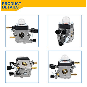 FitBest C1Q-S68 Carburetor with Tune Up Service Kits Fit for Stihl BG45 BG46 BG55 BG65 BR45C SH55 SH85 Leaf Blower 4229 1200 606 Zama C1Q-S68 C1Q-S64